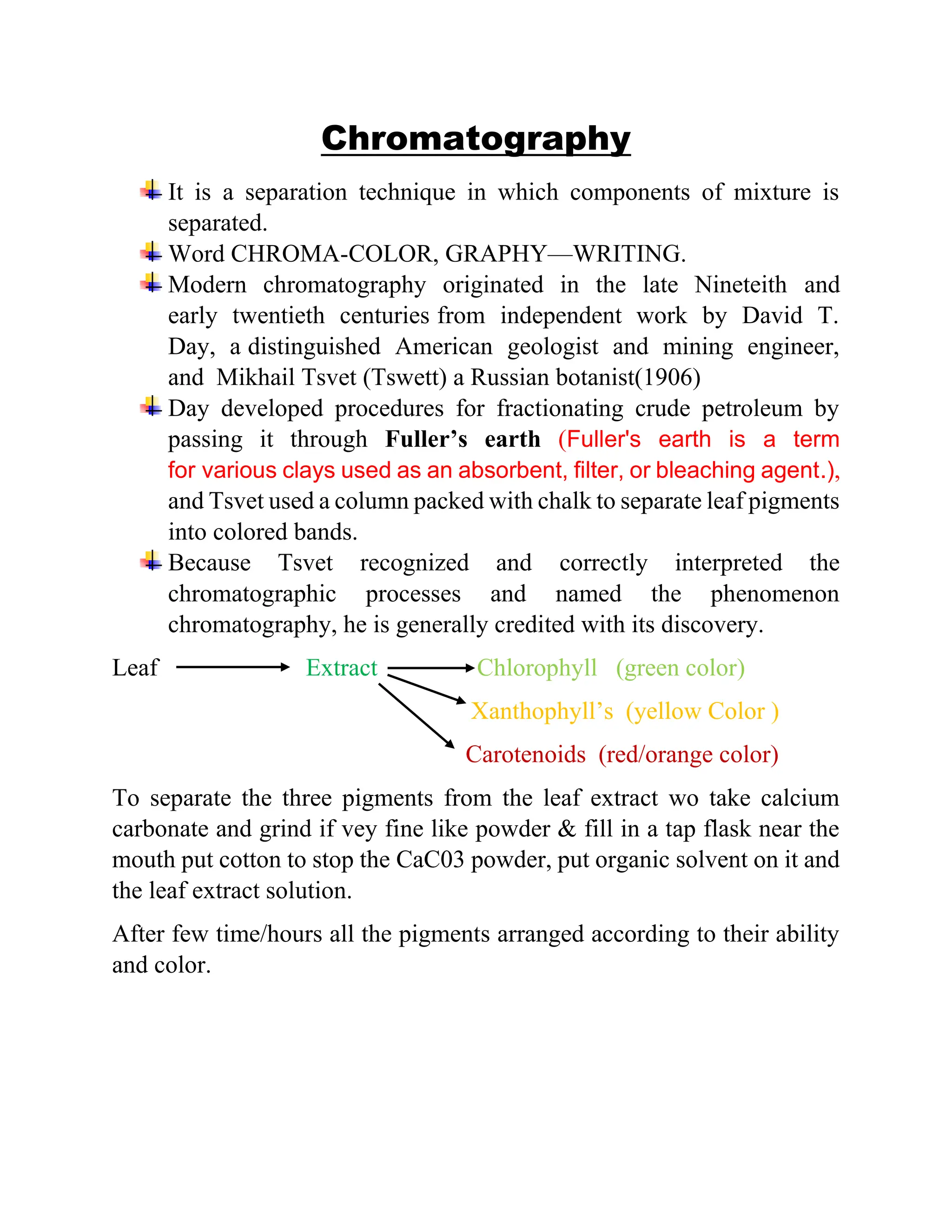 Chromatography its Types & Applications. | PDF