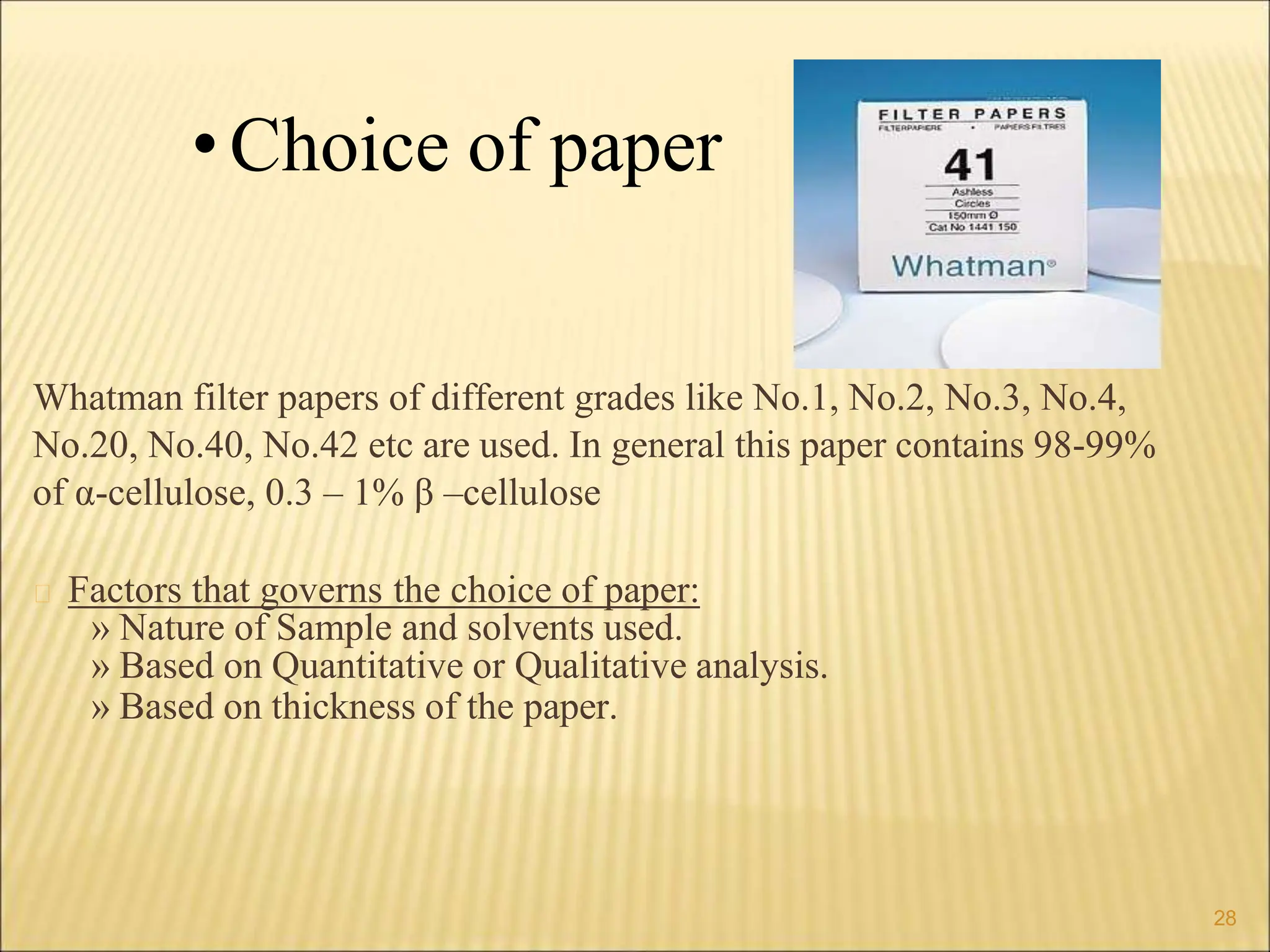 CHROMATOGRAPHY.docx The principle of separation is mainly partition ...