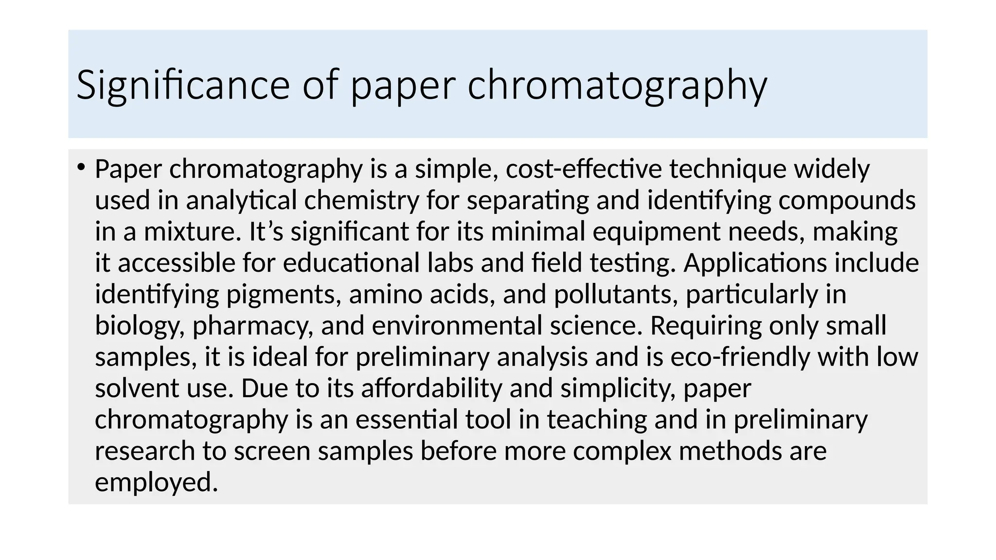 Introduction To Chromatography Adsorption And Partition Column