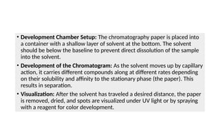 Introduction to chromatography. Adsorption and partition column ...