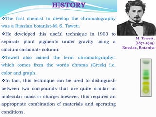 Chromatography Part-I | PPTX