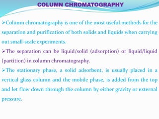 Chromatography Part-II | PPTX | Chemistry | Science