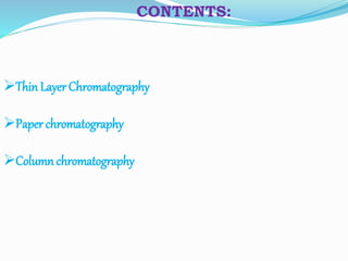 Chromatography Part-II | PPTX