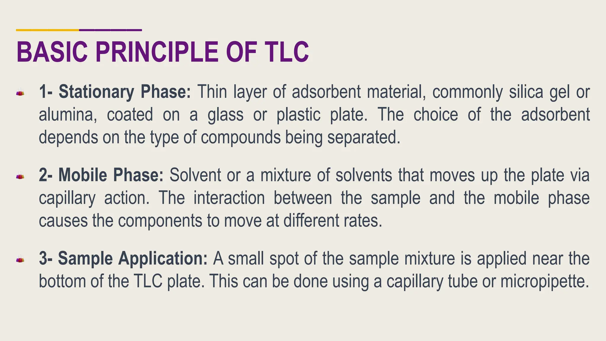 CHROMATOGRAPHY - TLC - HPLC (YTLINKS).pptx