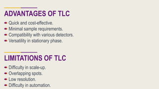 CHROMATOGRAPHY - TLC - HPLC (YTLINKS).pptx