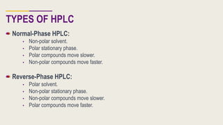 CHROMATOGRAPHY - TLC - HPLC (YTLINKS).pptx