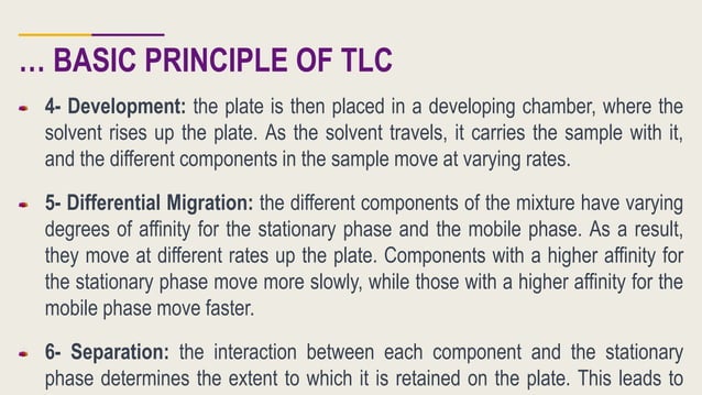 CHROMATOGRAPHY - TLC - HPLC (YTLINKS).pptx