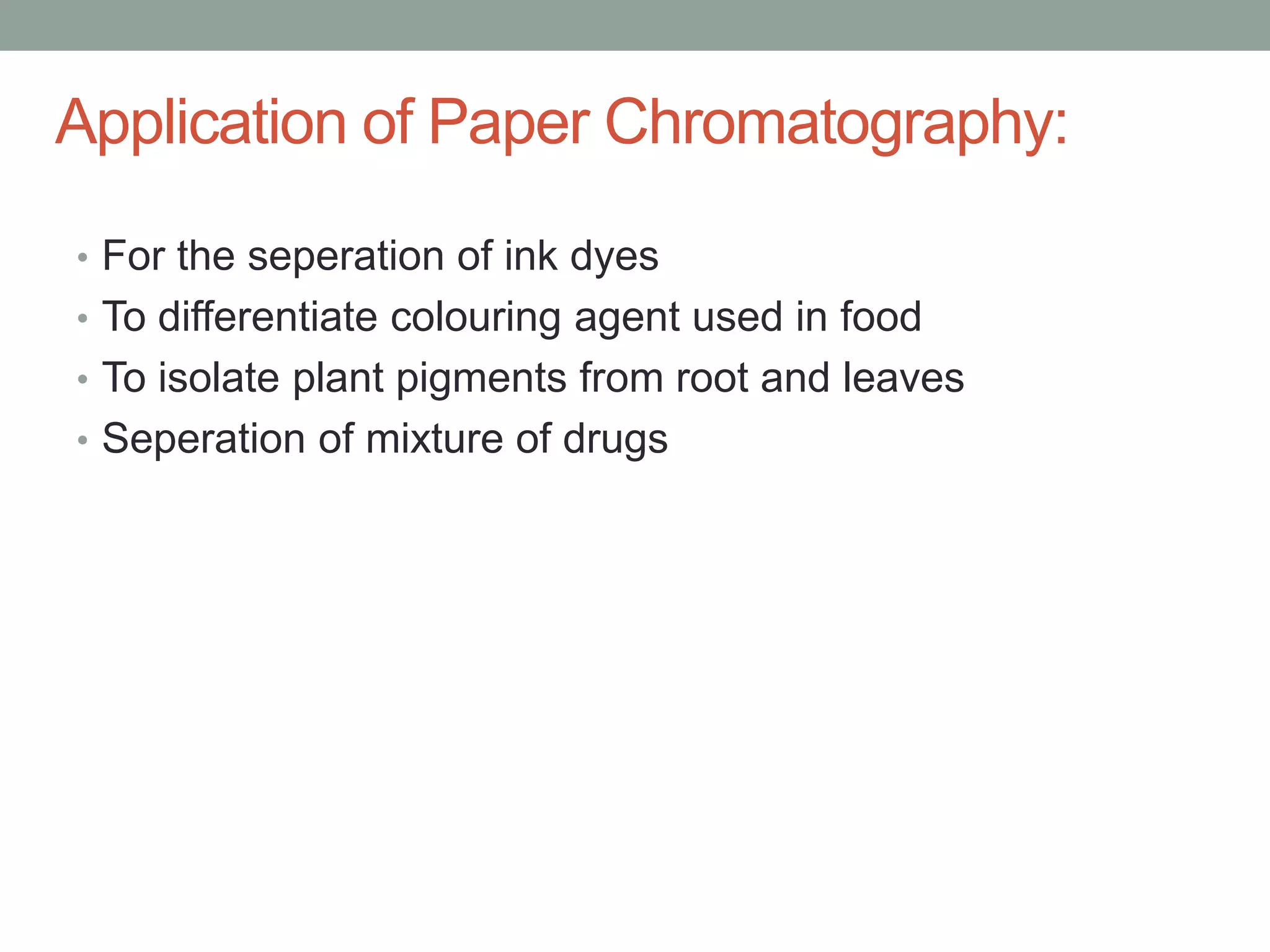 Chromatography | PPTX