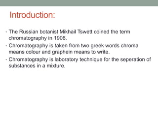 Chromatography | PPTX