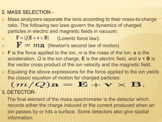 Chromatography and mass spectroscopy | PPTX