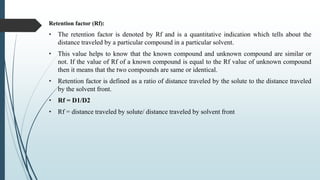 Chromatography and types Likhith K | PPTX | Chemistry | Science