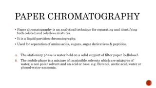Chromatography ankit | PPTX