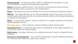 Chromatography ankit | PPTX