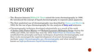 Chromatography ankit | PPTX