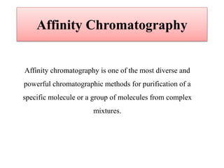 Chromatography; history and its types. | PPTX