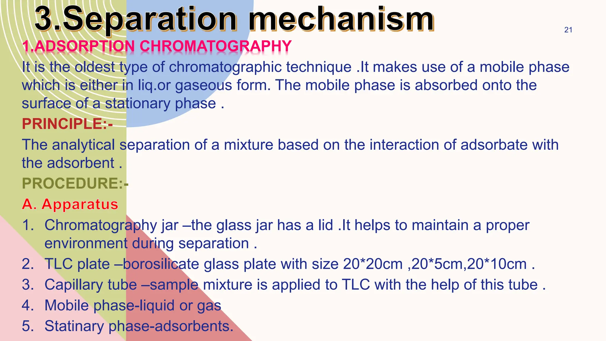 CHROMATOGRAPHY and its types with procedure,diagrams,flow charts ...