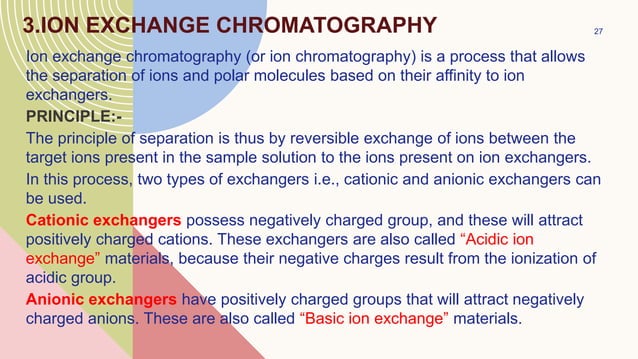 CHROMATOGRAPHY and its types with procedure,diagrams,flow charts,advantages and disadvantages ...