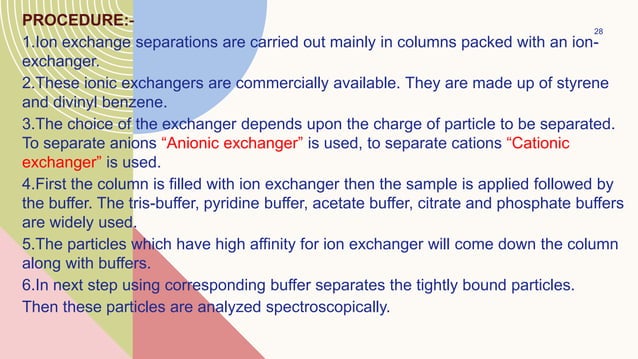 CHROMATOGRAPHY and its types with procedure,diagrams,flow charts ...