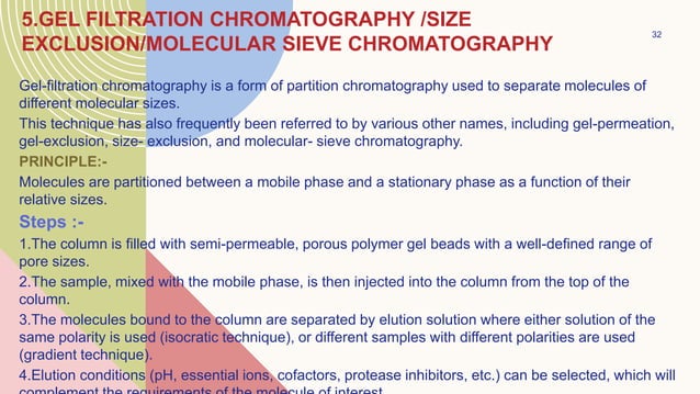 CHROMATOGRAPHY and its types with procedure,diagrams,flow charts,advantages and disadvantages ...
