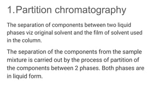 Chromatography & Column chromatography | PPTX