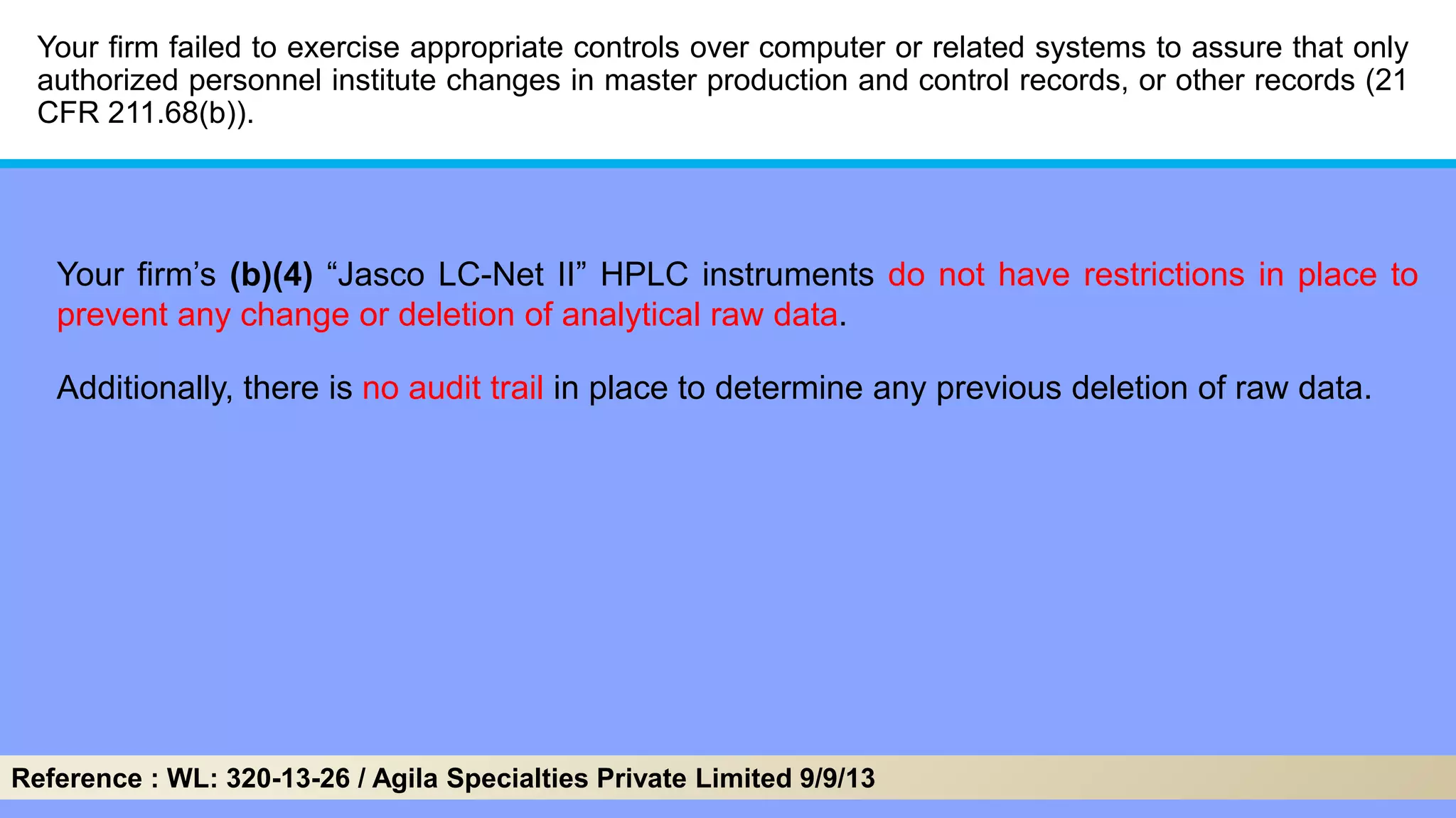 Data Integrity II - Chromatography data system (CDS) in Pharma | PDF