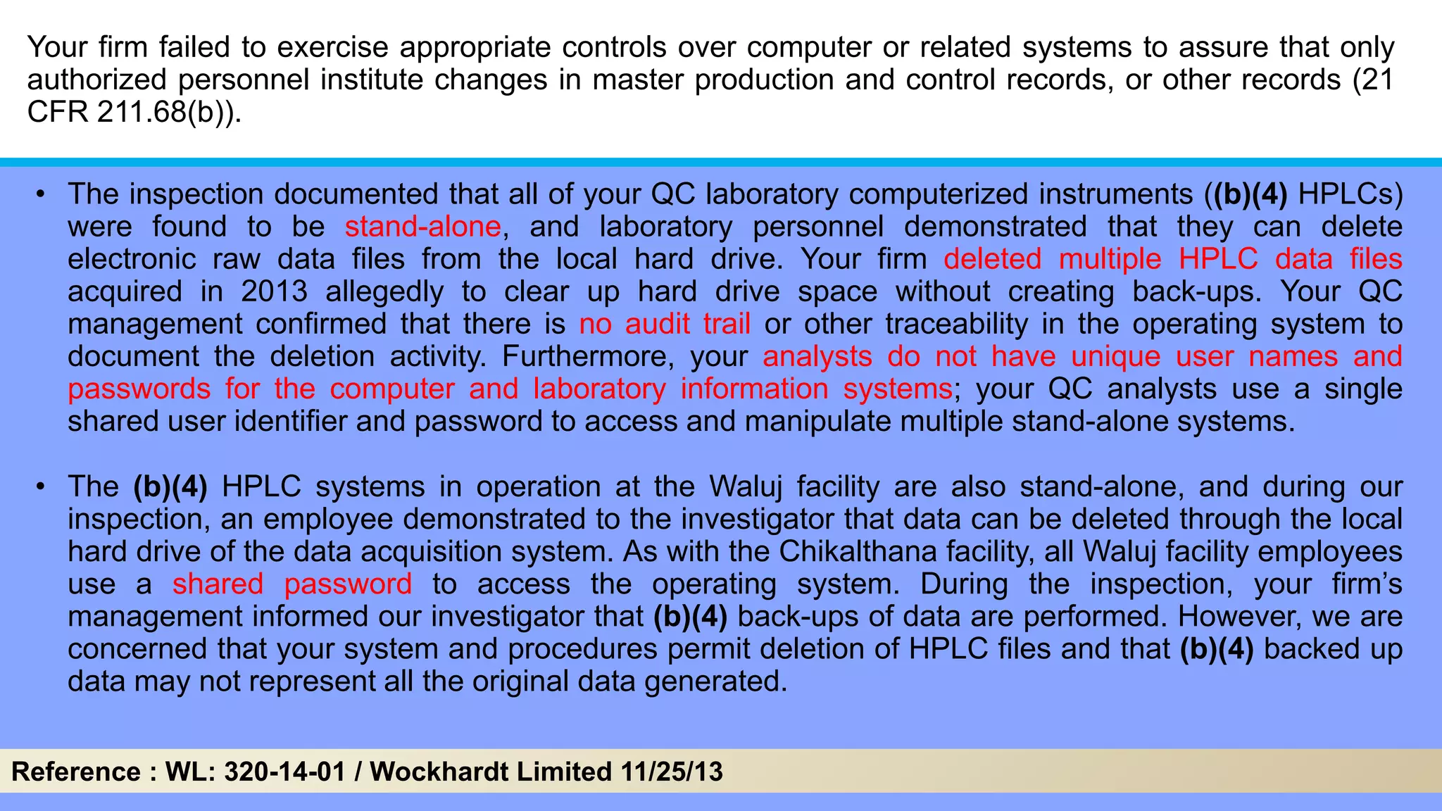 Data Integrity II - Chromatography data system (CDS) in Pharma | PDF