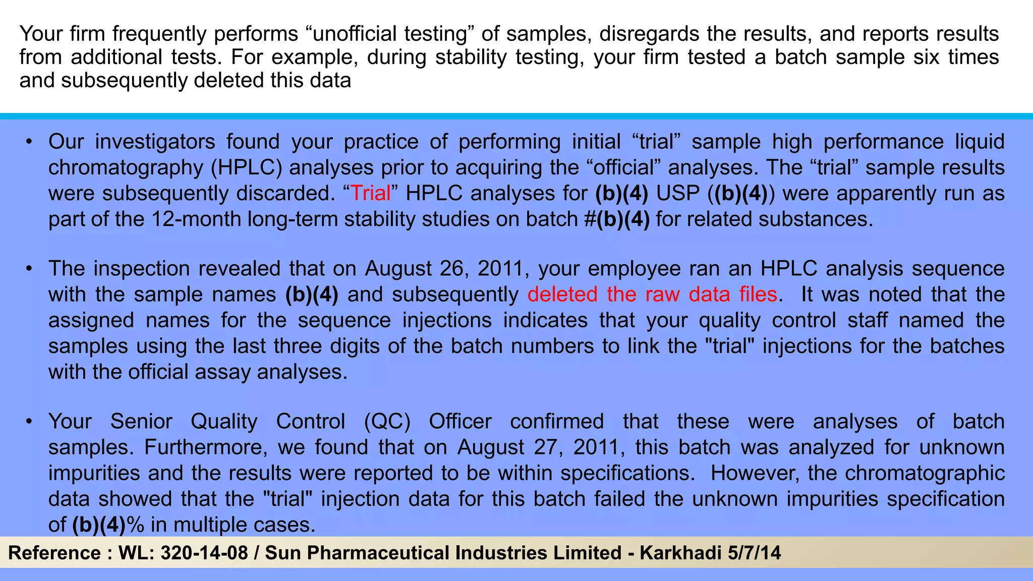 Data Integrity II - Chromatography data system (CDS) in Pharma | PDF