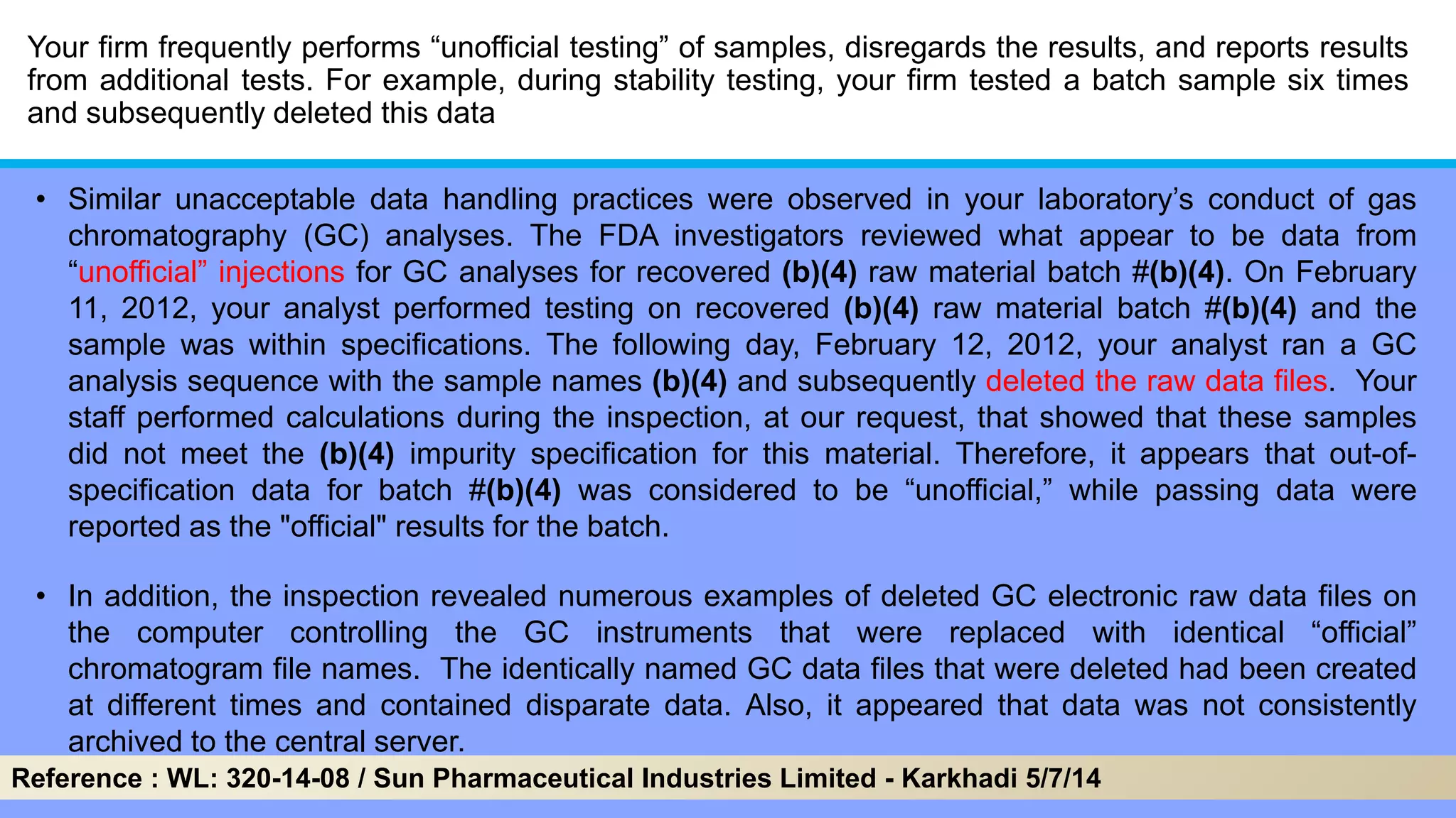 Data Integrity II - Chromatography data system (CDS) in Pharma | PDF