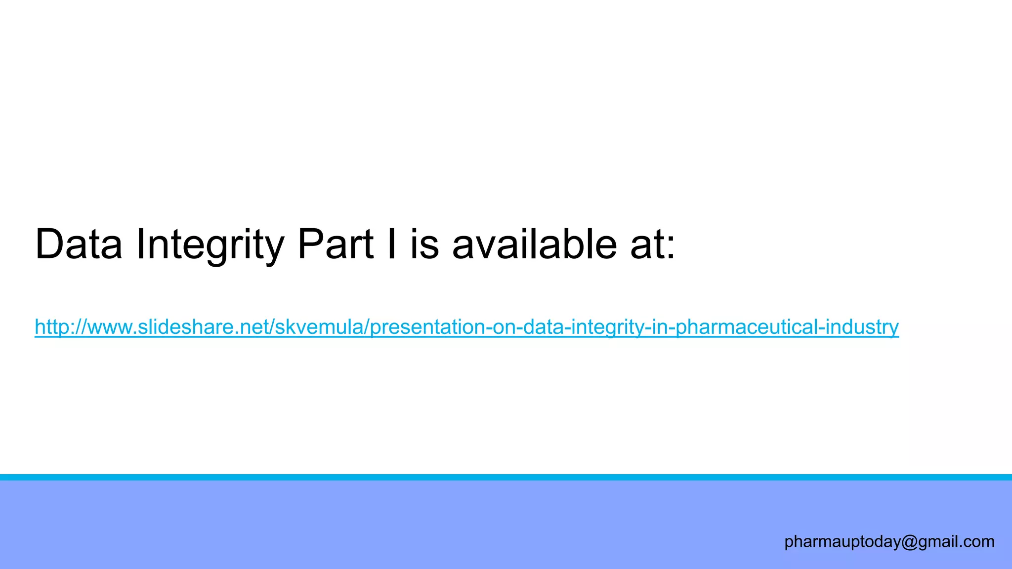 Data Integrity II - Chromatography data system (CDS) in Pharma | PDF