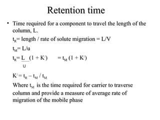 chromatography techniques for pharmacologists.ppt