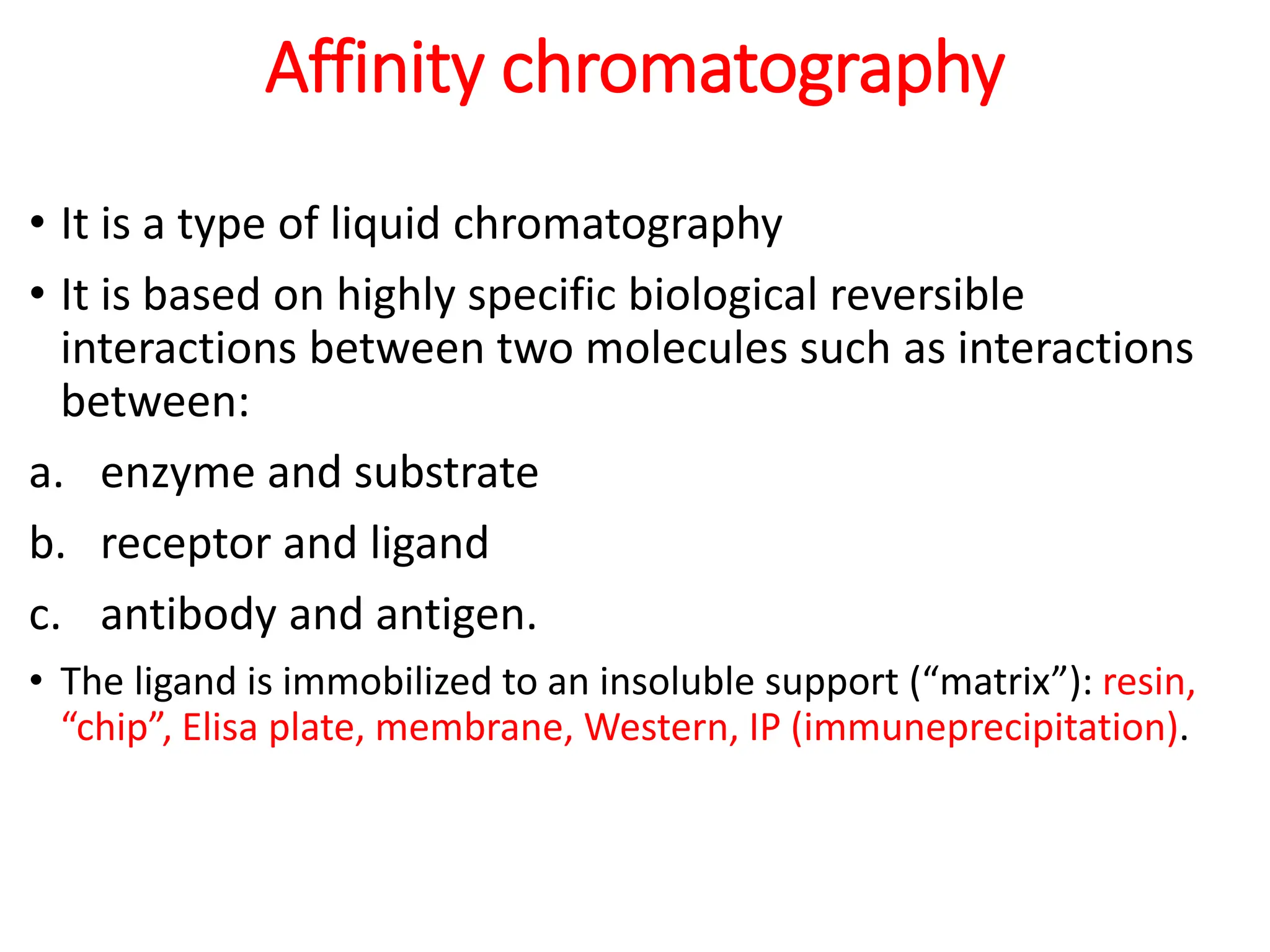 Chromatography- principle, types , applications,advantages and ...