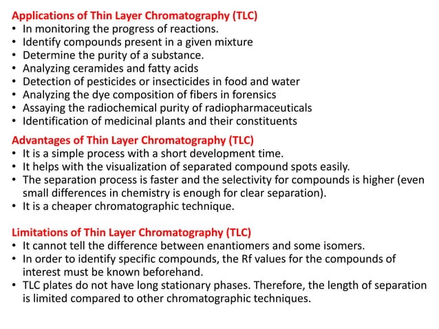 Chromatography- principle, types , applications,advantages and disadvantages | PDF
