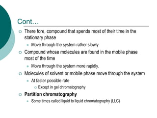 chromatography and its application.ppt