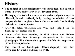 Chromatography introduction | PPT