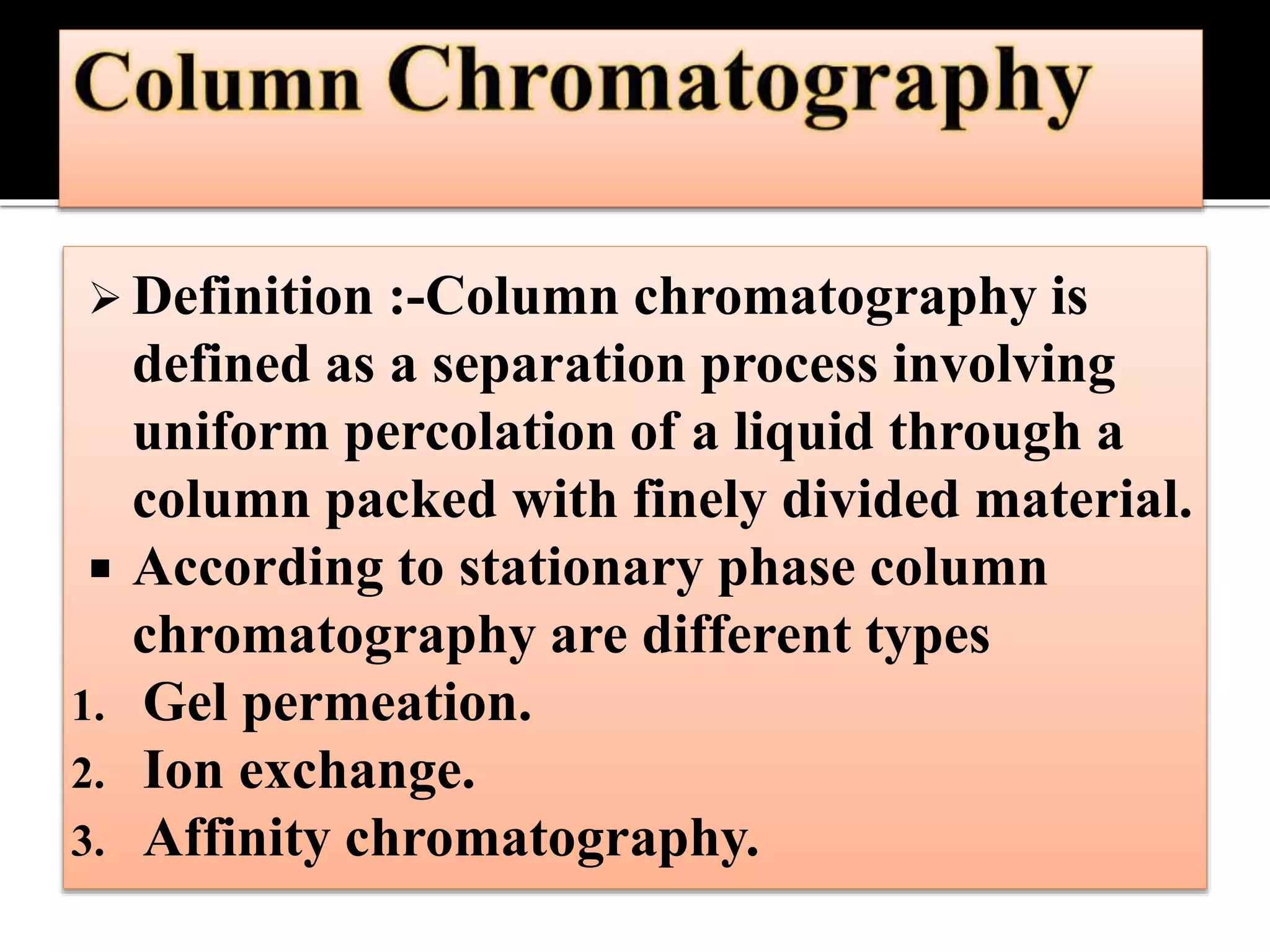 Introduction of Chromatography | PPTX | Chemistry | Science