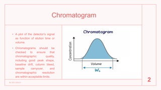 Chromatography parameters | PPTX
