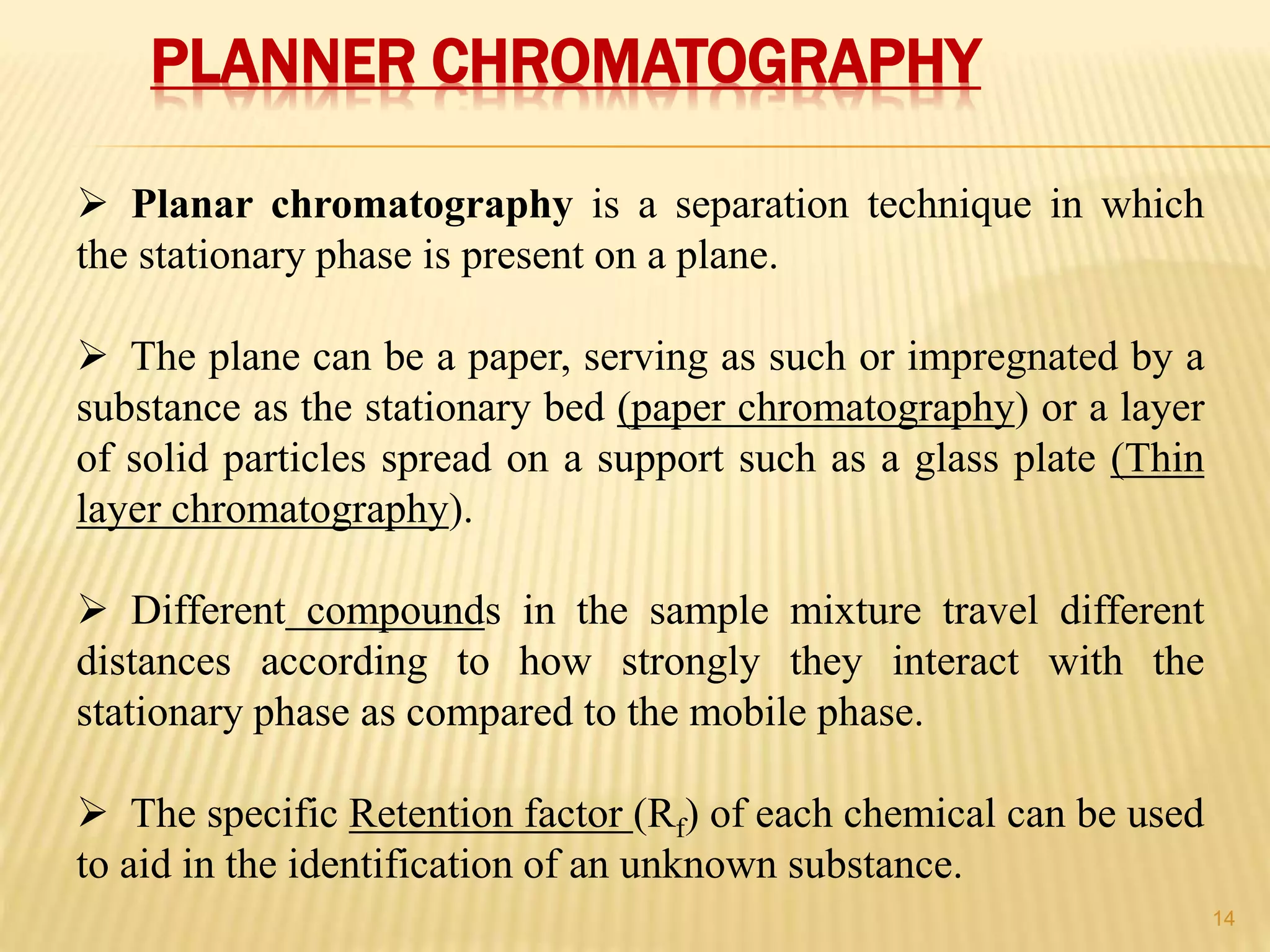 Chromatography | PPTX
