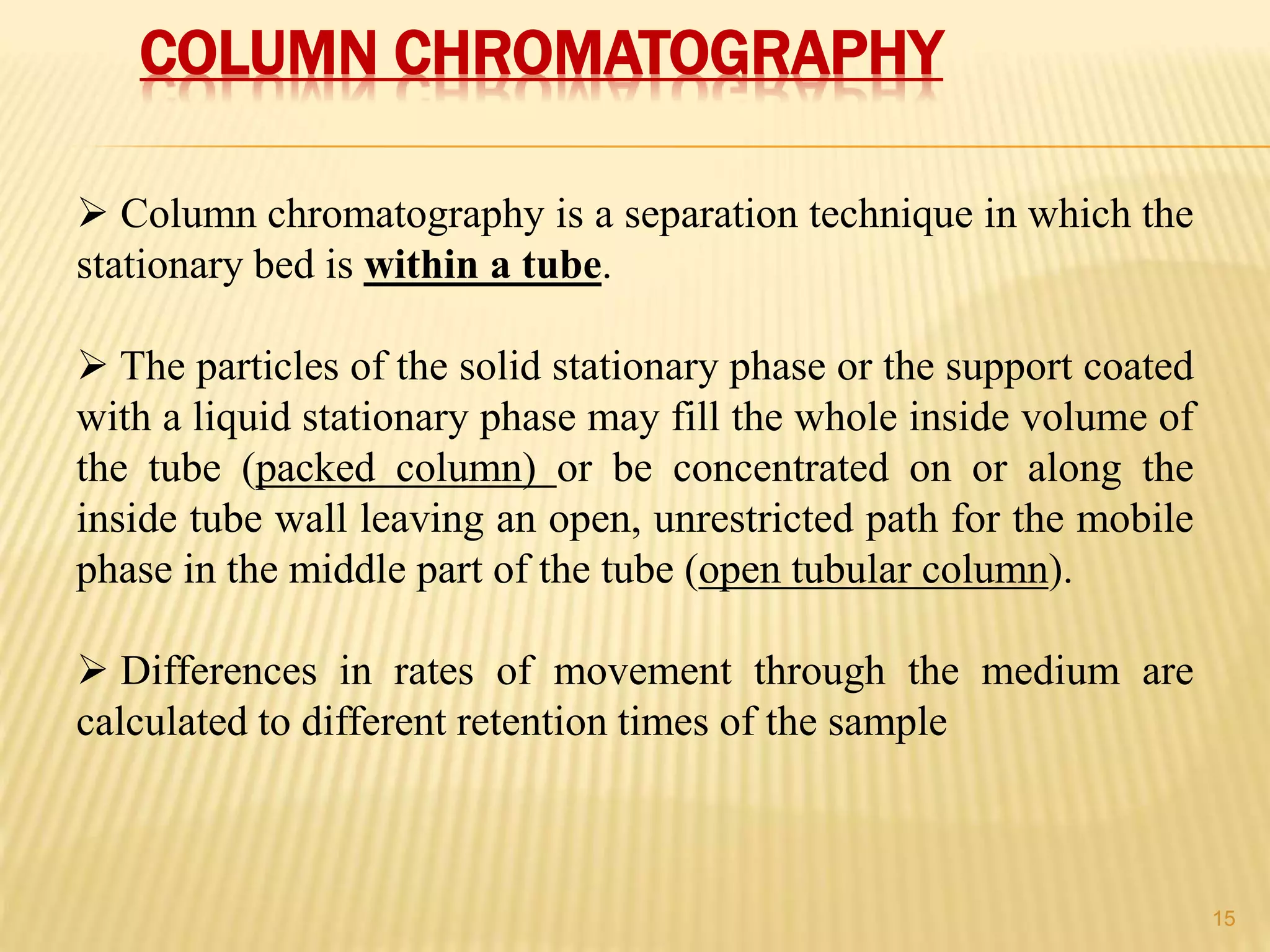 Chromatography | PPTX