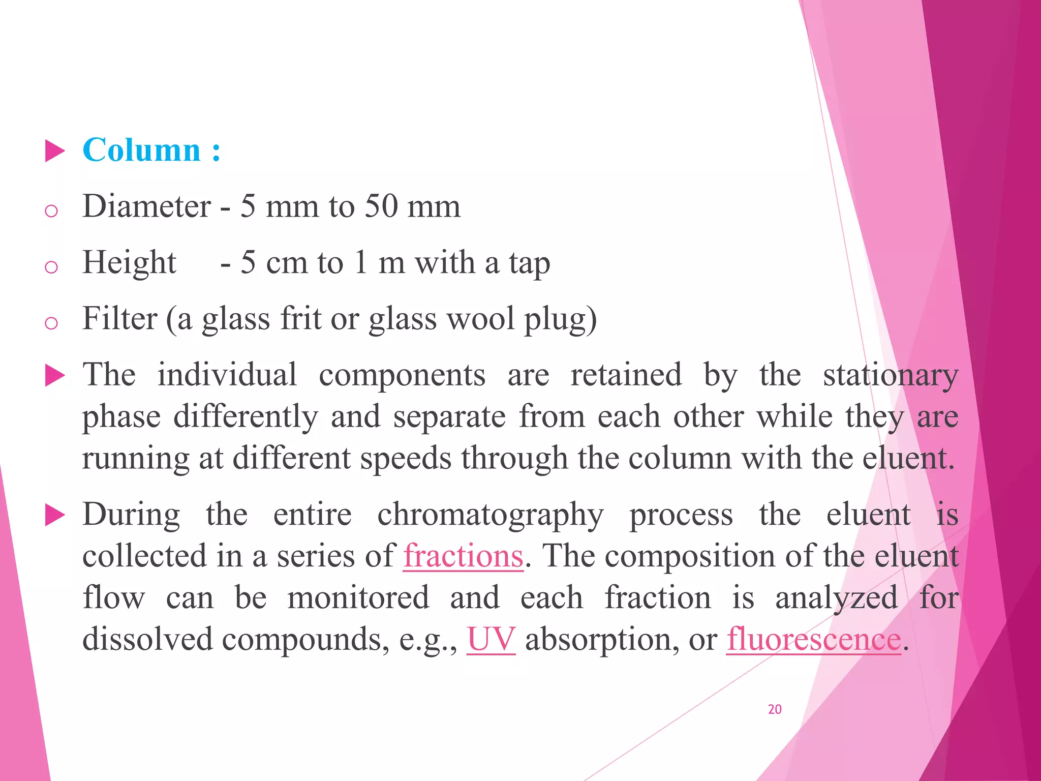 Chromatography- Principles and application of chromatography | PPTX