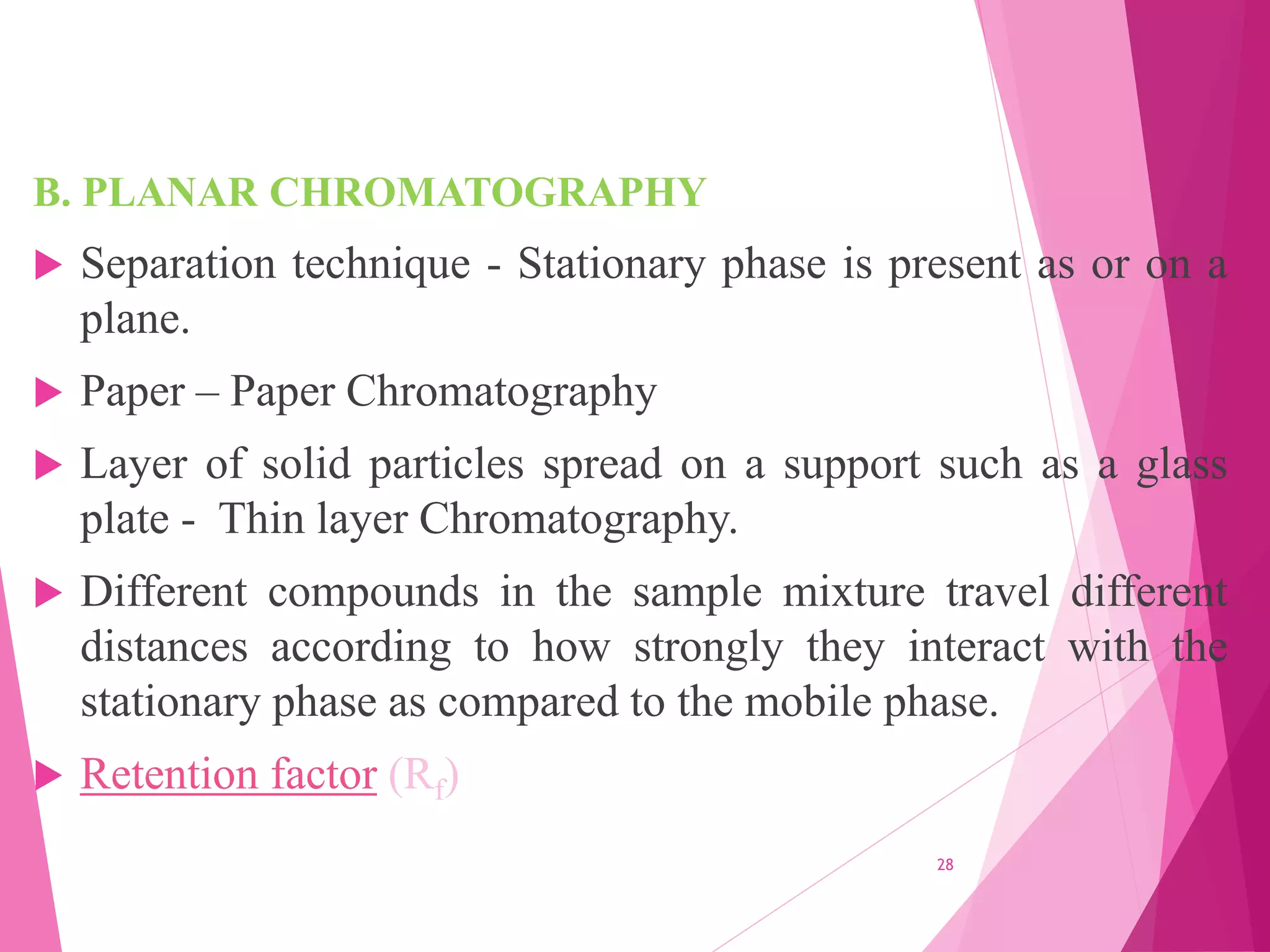 Chromatography- Principles and application of chromatography | PPTX | Chemistry | Science