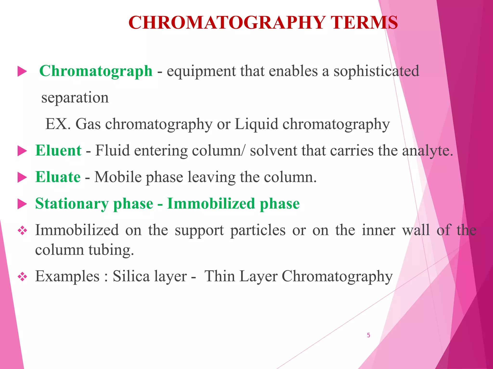 Chromatography- Principles and application of chromatography | PPTX