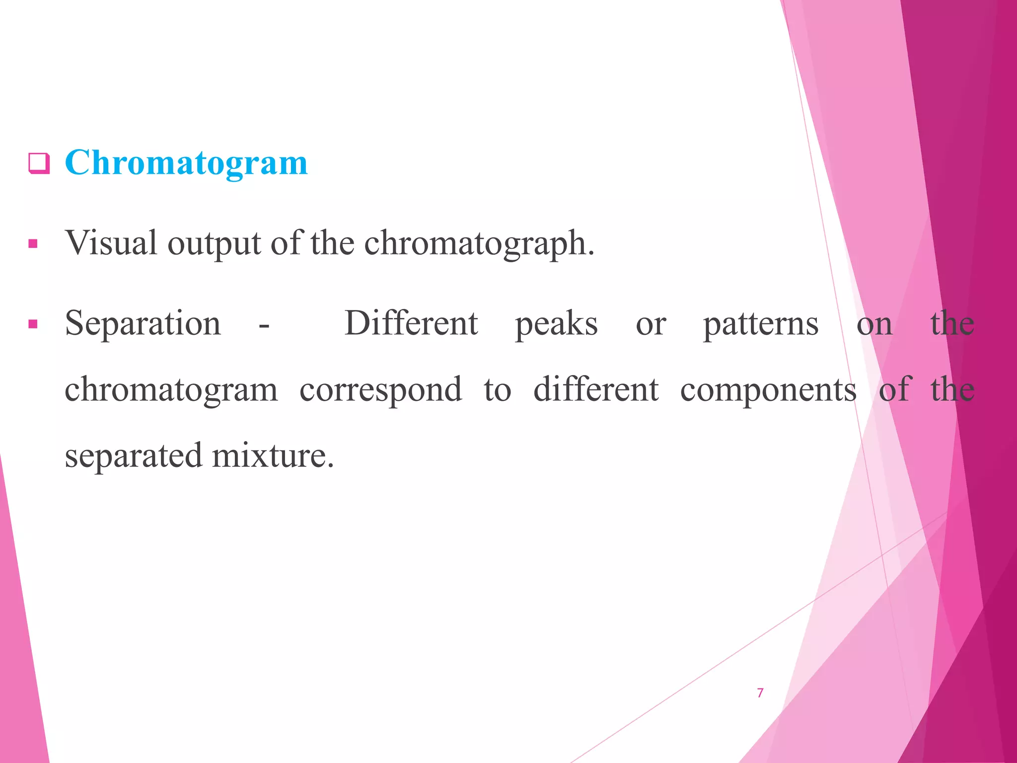 Chromatography- Principles and application of chromatography | PPTX