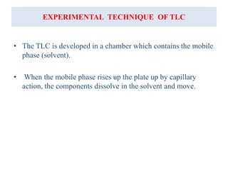 THIN LAYER CHROMATOGRAPHY ppt.pptx