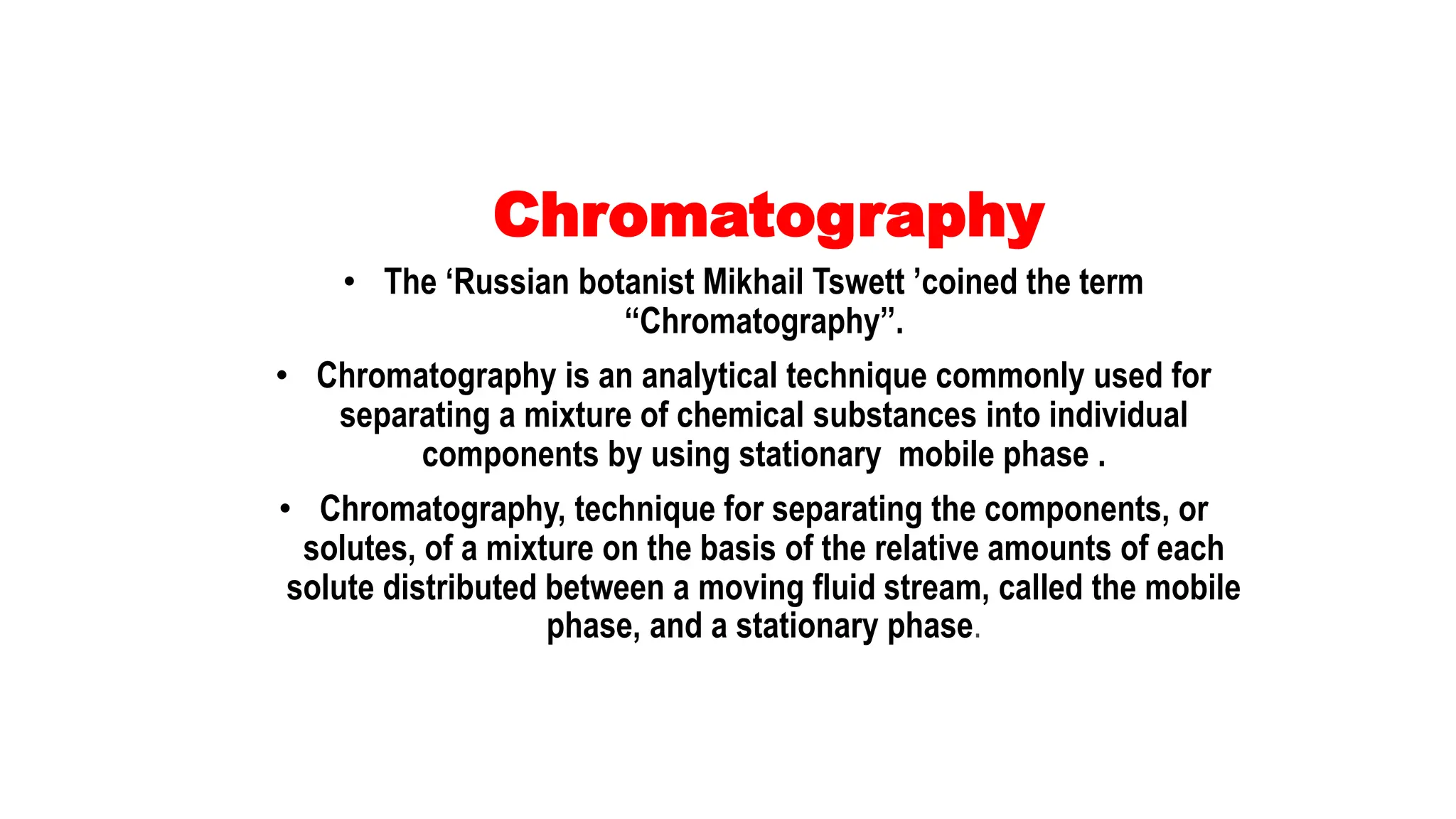 Chromatography Ppt Pptx