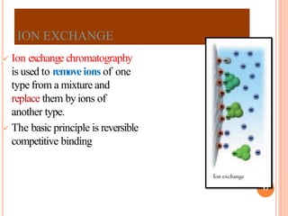 CHROMATOGRAPHY ppt use and its application | PPTX
