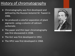 Chromatography presentation | PPT