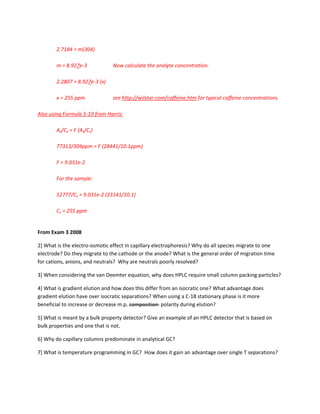 Chromatography Problems set with solution.pdf