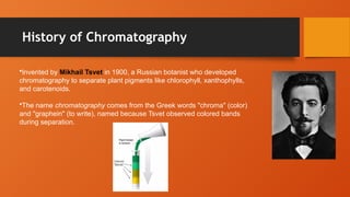 Chromatrography techniques and definitions .pptx