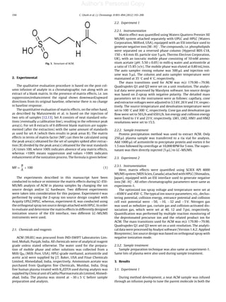 Design of Ion Source & Matrix Effects in LC-MS | PDF | Chemistry | Science