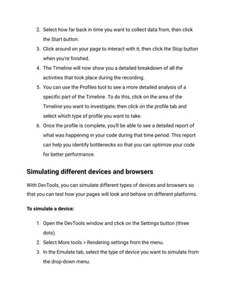 Chrome Devtools A Complete Comprehensive Guide Pdf